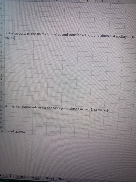 Solved Process Costing - Weighted Average Method (24 marks) | Chegg.com