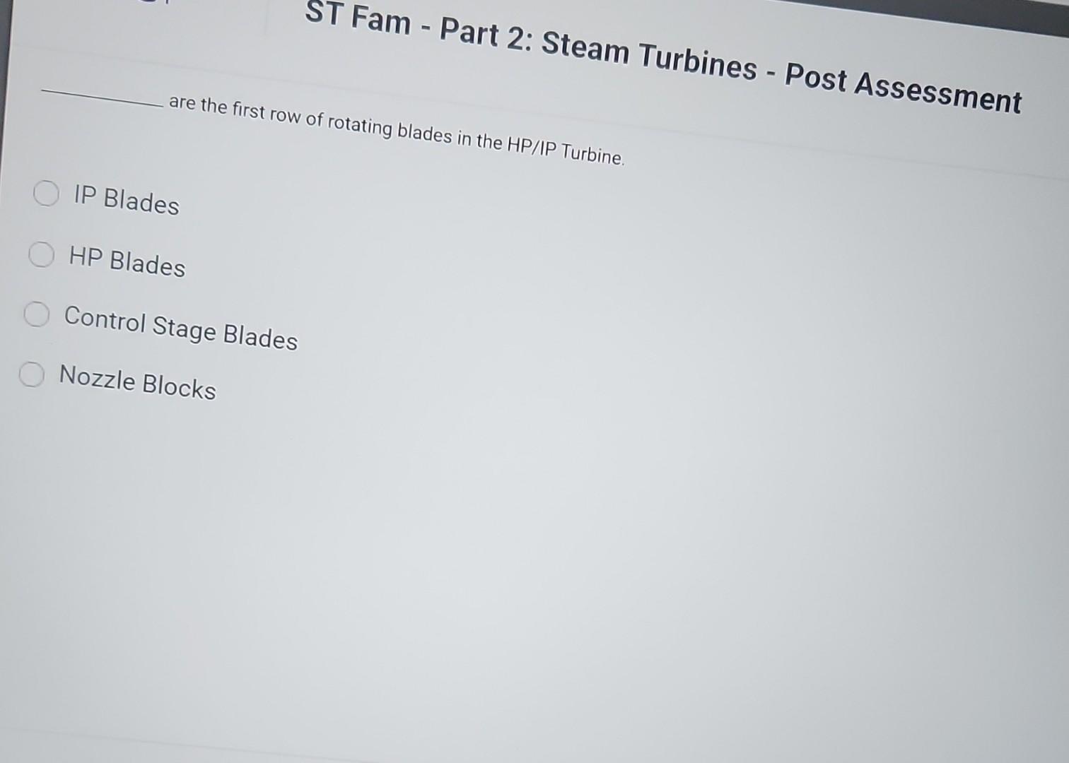 Solved ______ are the first row of rotating blades in the | Chegg.com