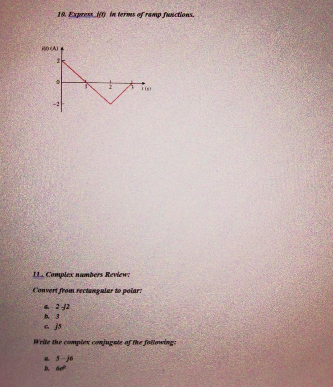 Solved 9. Express the saw-tooth function shown in the Fig. | Chegg.com