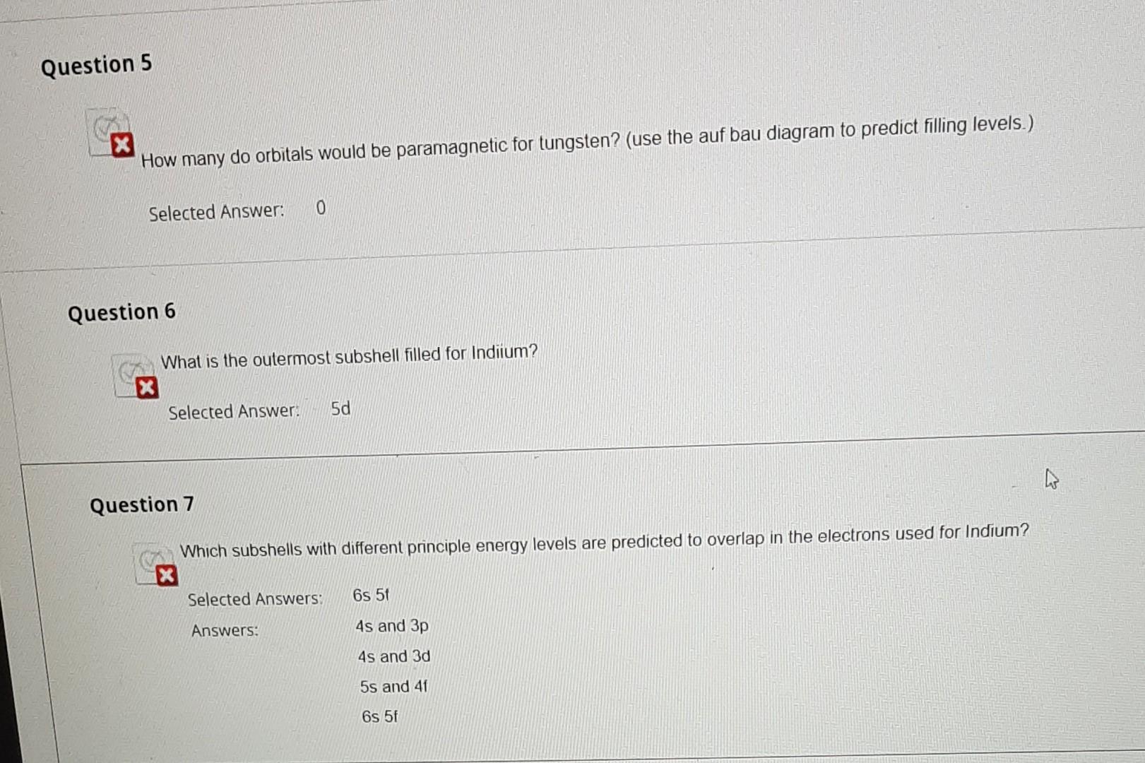 Solved What is the subshell designation for the highest | Chegg.com