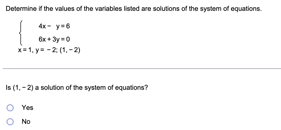 Solved Determine if the values of the variables listed are | Chegg.com