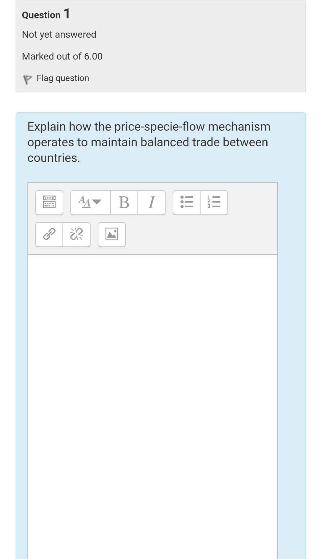 Solved Question 1 Not yet answered Marked out of 6.00 Flag | Chegg.com