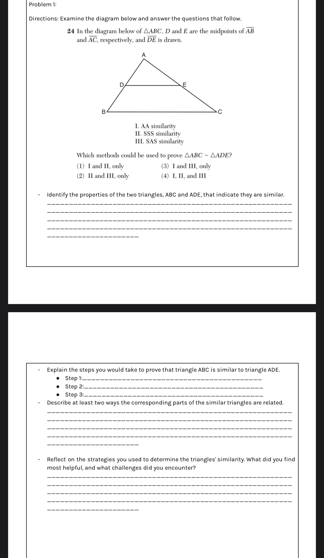 Solved Problem 1:Directions: Examine the diagram below and | Chegg.com