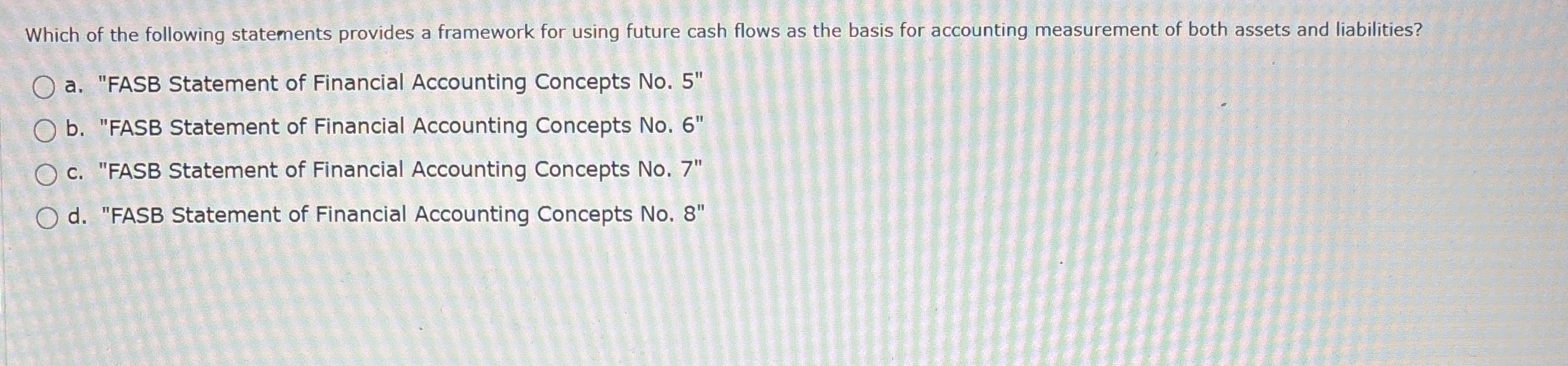 Solved Which of the following statements provides a | Chegg.com