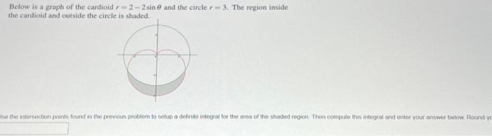 Solved Below is a graph of the cardioid \\( r=2-2 \\sin | Chegg.com