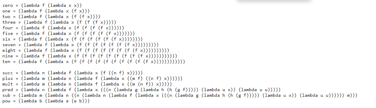 Solved Using the lambda expressionszero = (lambda f (lambda | Chegg.com