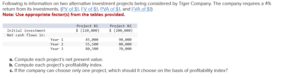 compute each products net present valuecompute each | Chegg.com