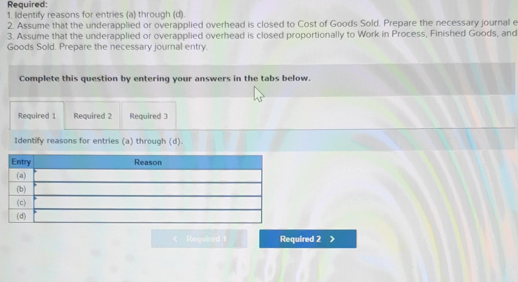 Solved Exercise 3-8 (Algo) Applying Overhead; Journal | Chegg.com
