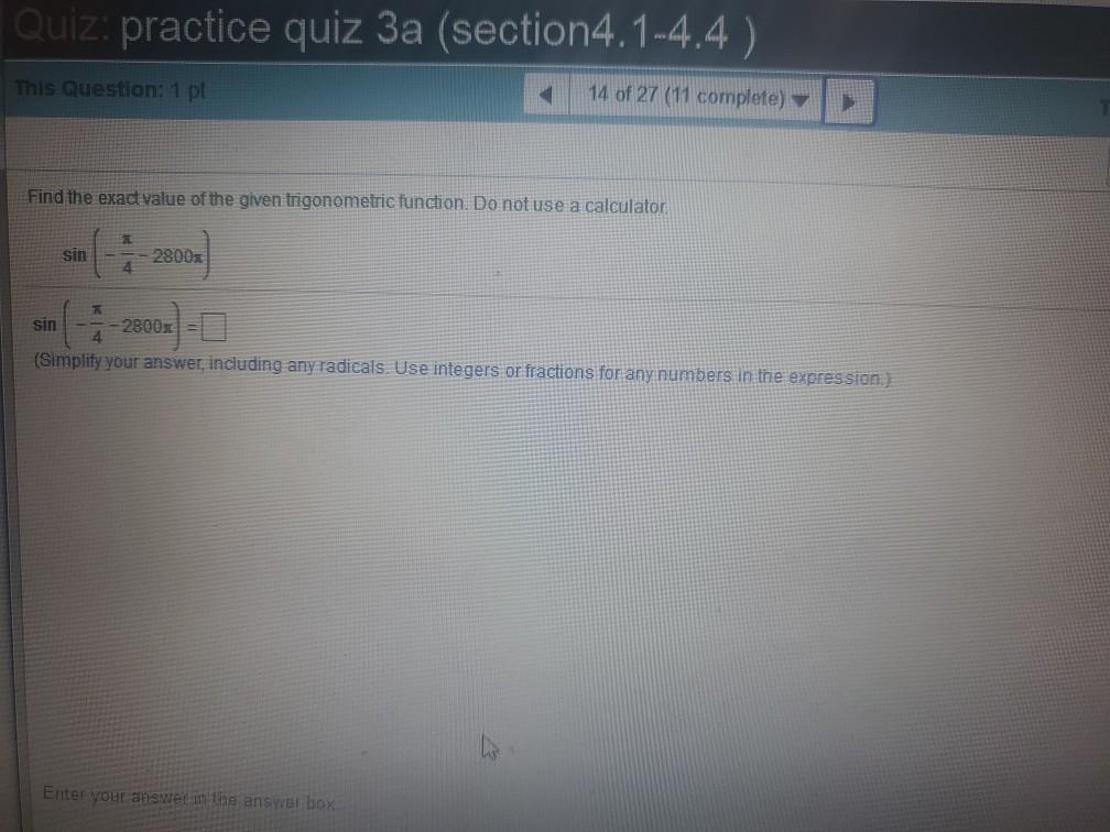 Solved Quiz: practice quiz 3a (section 4.1.4.4) This | Chegg.com