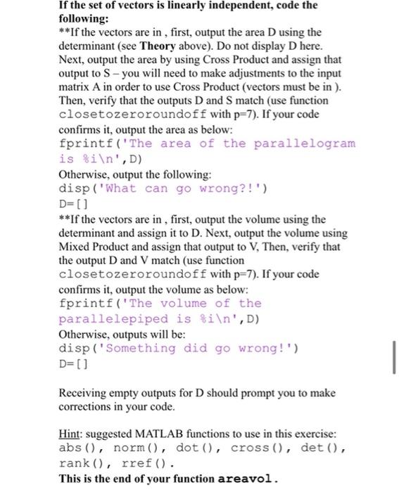 Solved In this exercise, we will consider two vectors in () | Chegg.com
