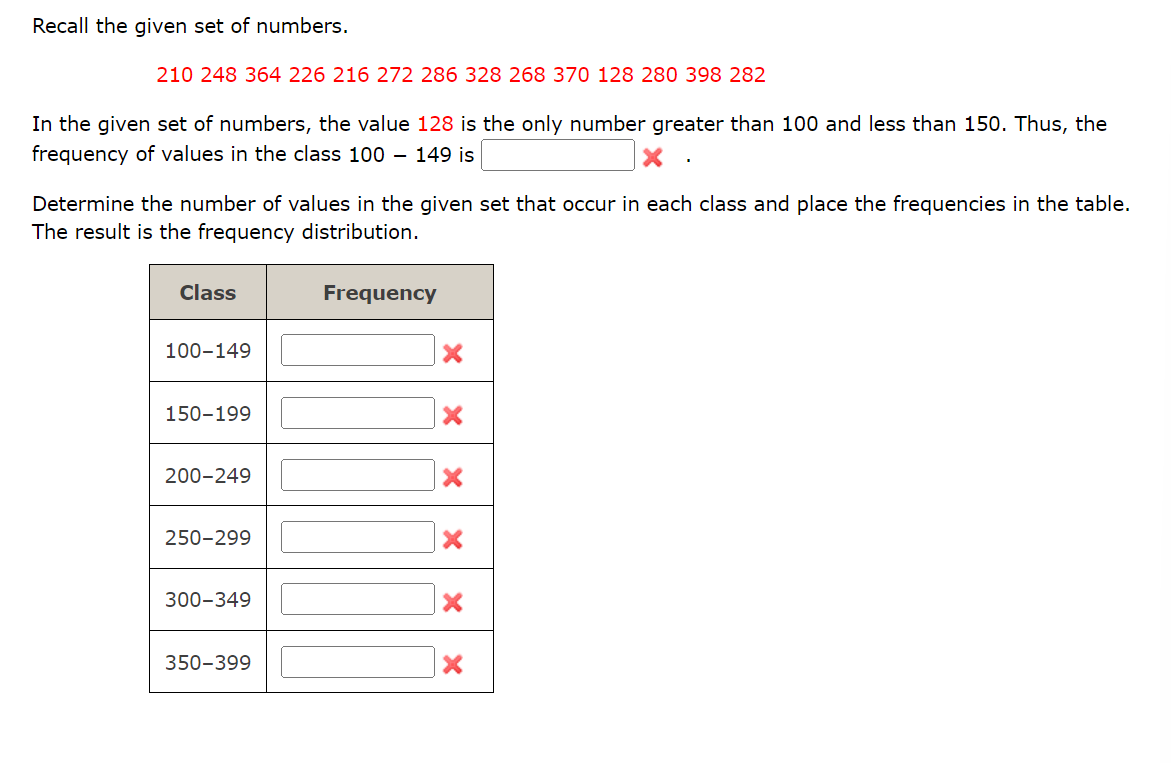 Solved Recall the given set of | Chegg.com