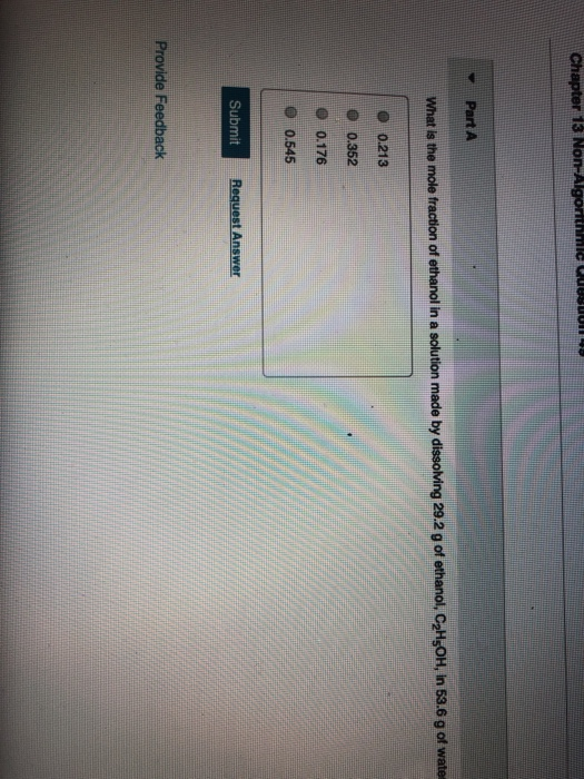 Solved Chapter 13 Non-Algorithmic WUN Part A What is the | Chegg.com