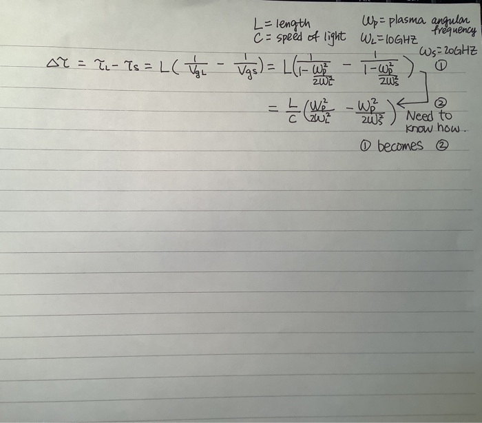 Solved How does the equation become the highlighted part?All | Chegg.com