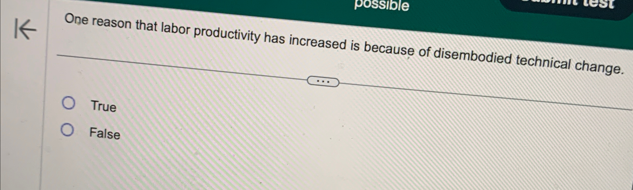 Solved One reason that labor productivity has increased is | Chegg.com