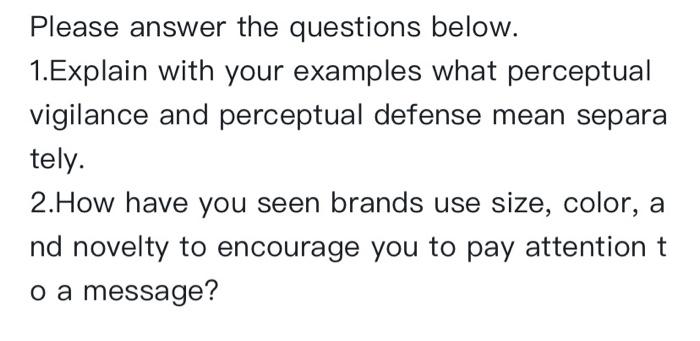 Solved Please answer the questions below. 1.Explain with | Chegg.com