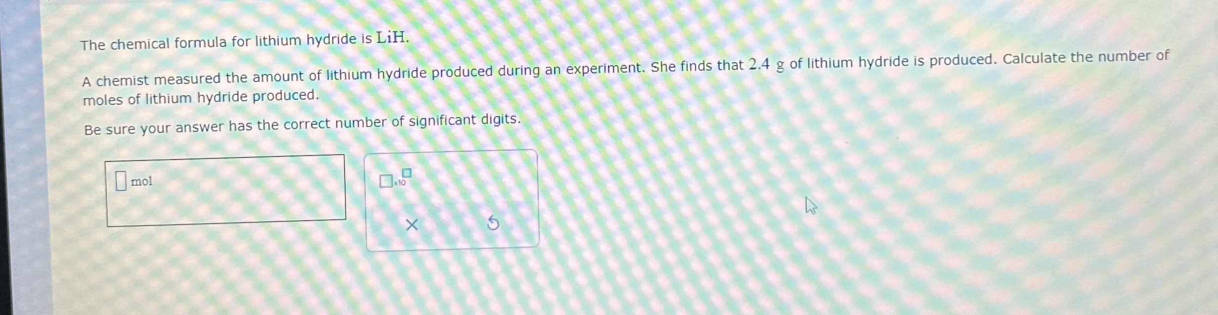 Solved The chemical formula for sodium bromide is NaBr .A | Chegg.com