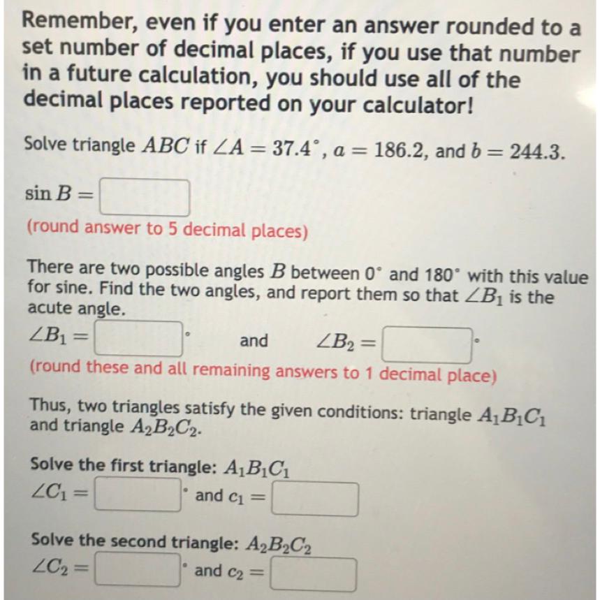 Solved Remember, even if you enter an answer rounded to a | Chegg.com