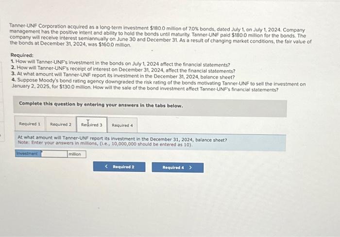 Solved the bonds at December 312024 , wos $1500 mition. | Chegg.com