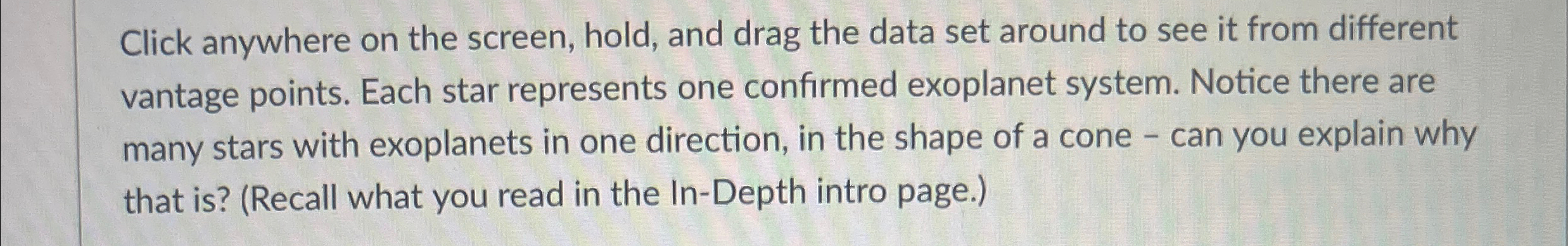 Solved Click anywhere on the screen, hold, and drag the data | Chegg.com