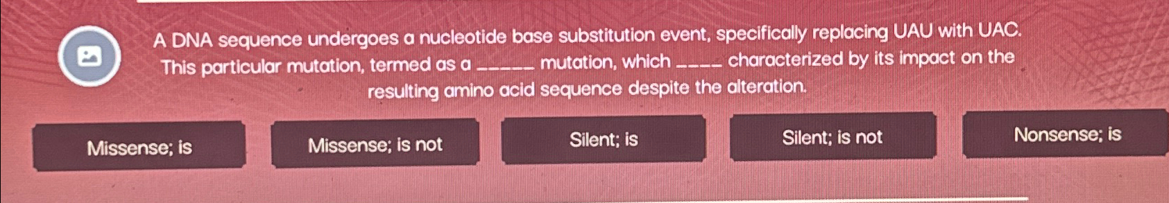 Solved A DNA sequence undergoes a nucleotide base | Chegg.com