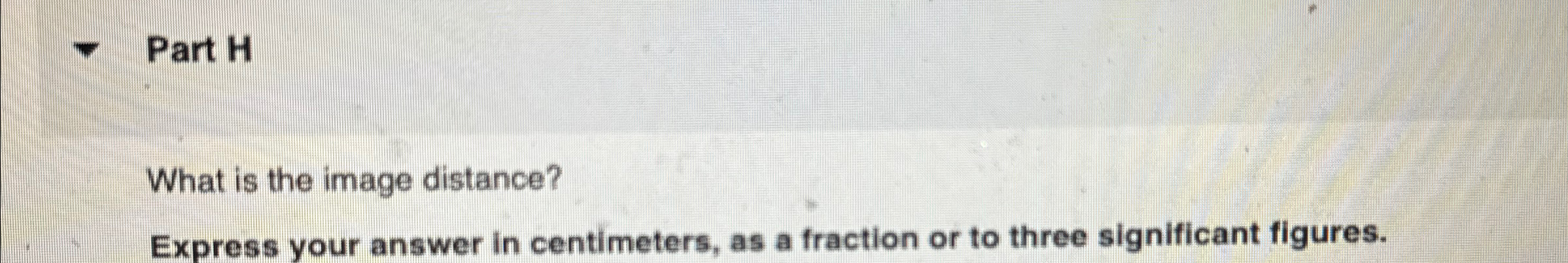 Consider an object with s=12cm ﻿that produces an | Chegg.com