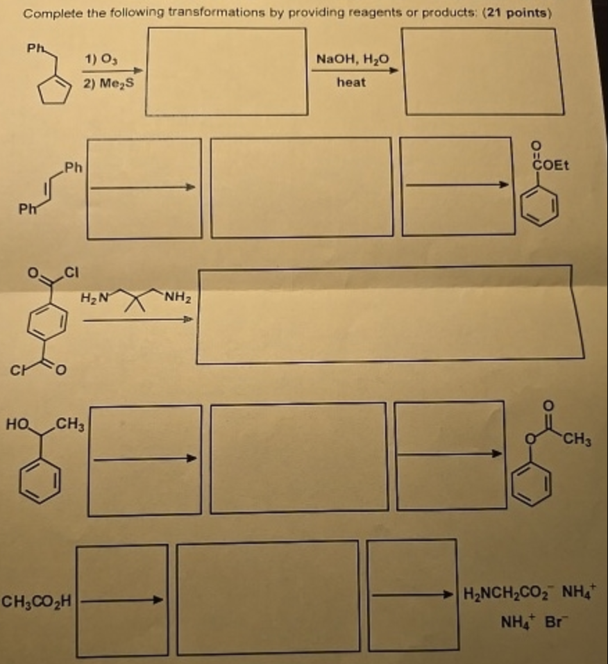 Solved Complete the following transformations by providing | Chegg.com