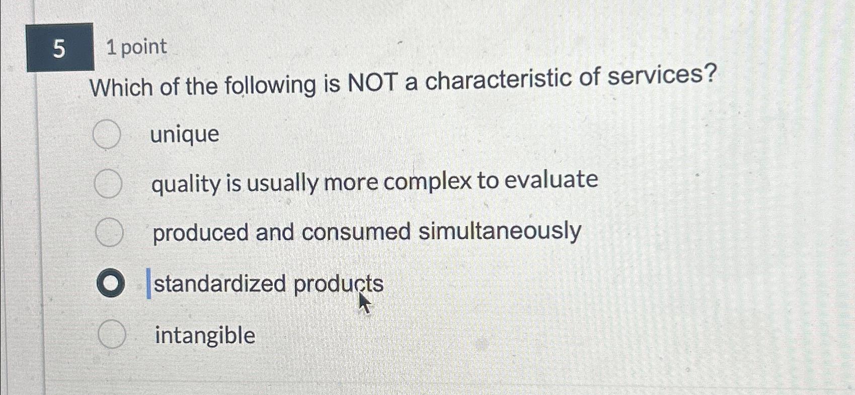 Solved 51 ﻿pointWhich of the following is NOT a | Chegg.com