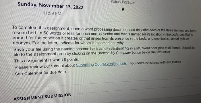 To complete this assignment, open a word processing | Chegg.com
