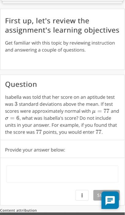 Solved First up, let's review the assignment's learning | Chegg.com