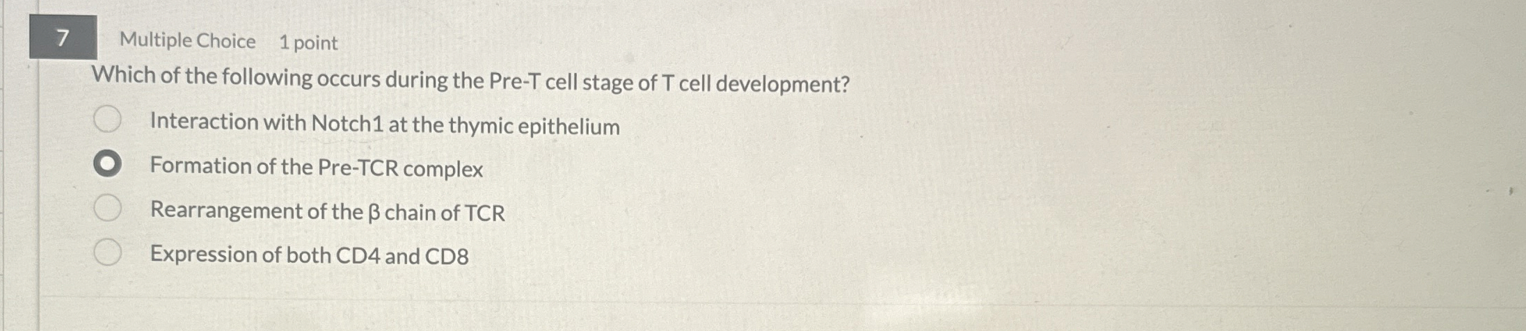7Multiple Choice1 ﻿pointWhich of the following occurs | Chegg.com