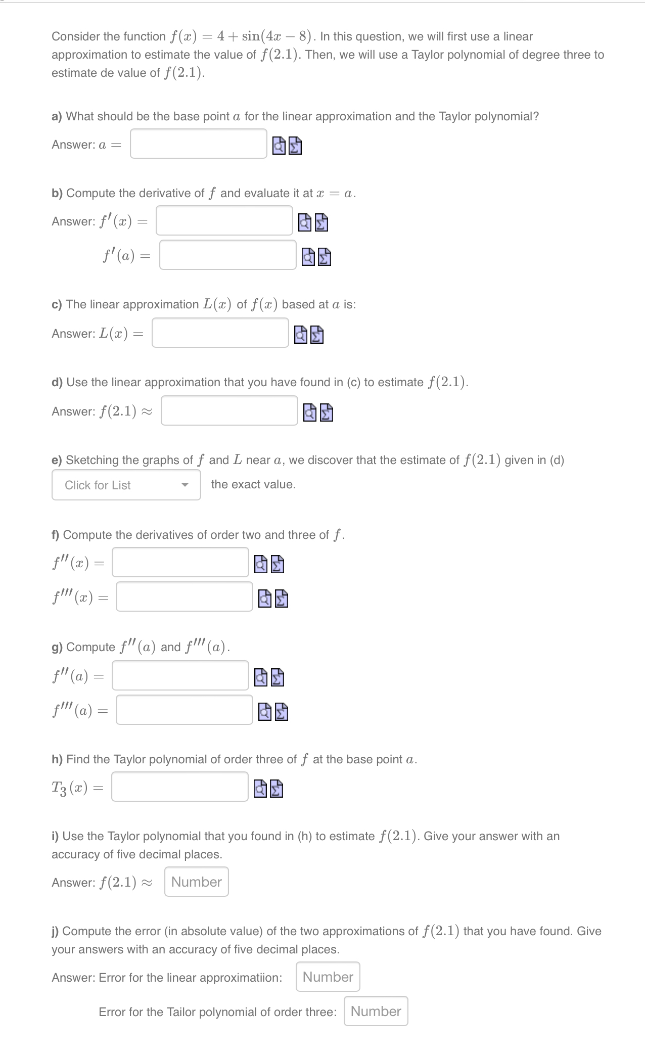 Solved Consider the function f(x)=4+sin(4x-8). ﻿In this | Chegg.com