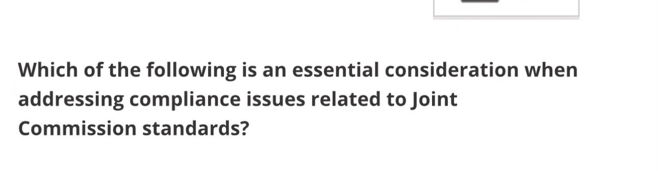 Solved Which of the following is an essential consideration | Chegg.com