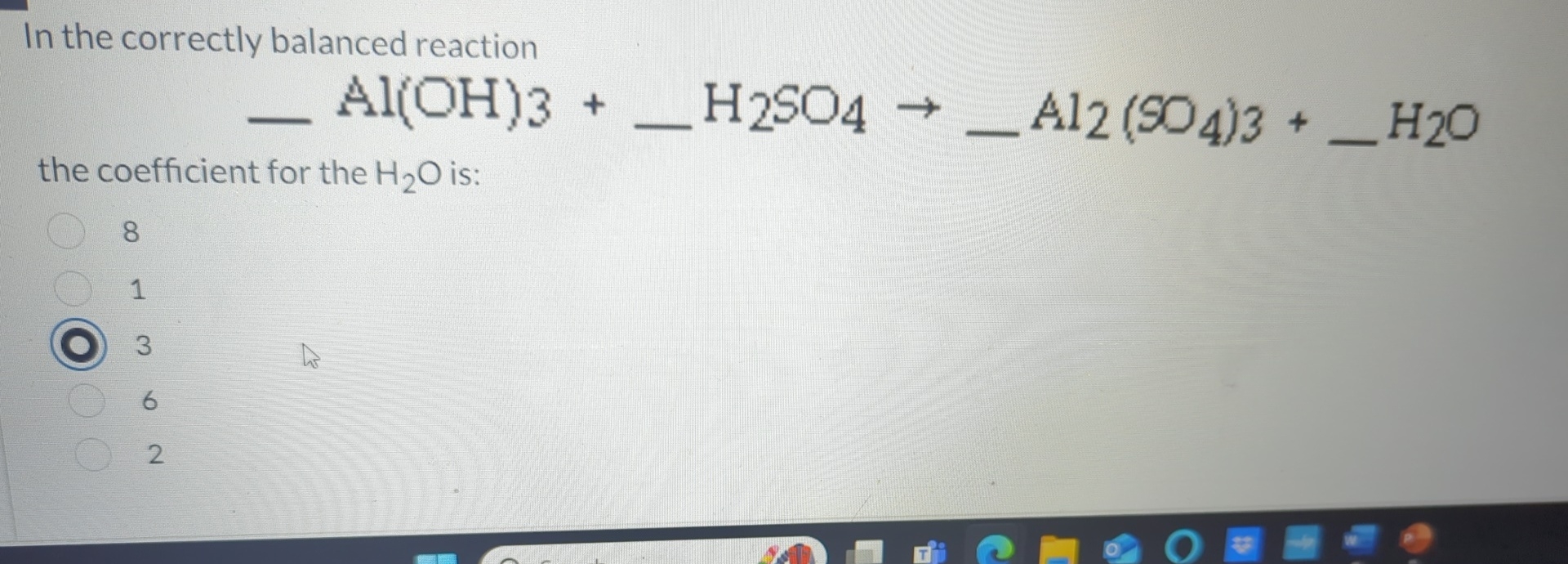 Solved In the correctly balanced | Chegg.com