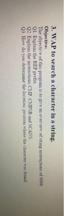 Solved write an assembly language program of the following. | Chegg.com