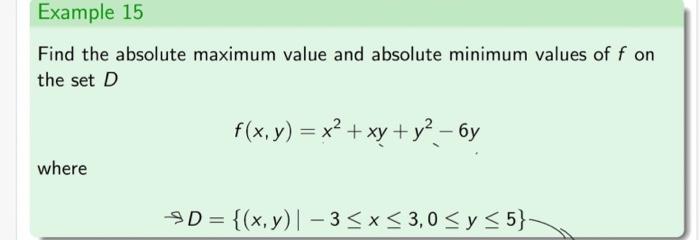 Solved Find the absolute maximum value and absolute minimum | Chegg.com