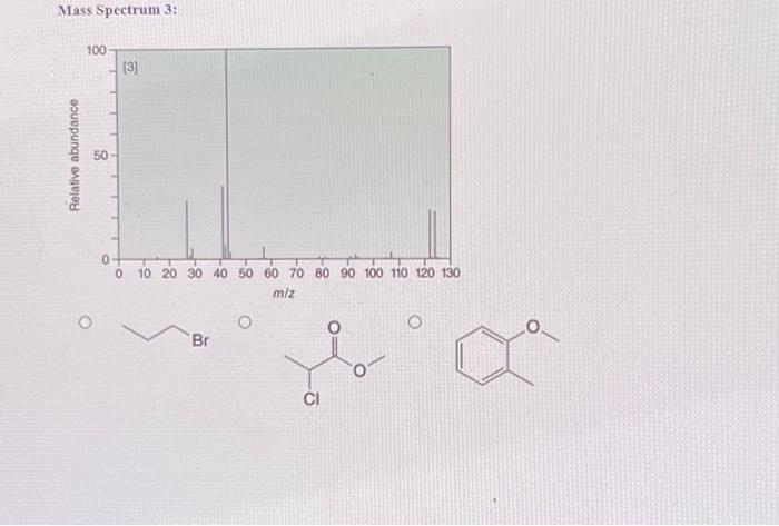 Solved Mass Spectrum 2: o Mass Spectrum 3: Be sure to | Chegg.com