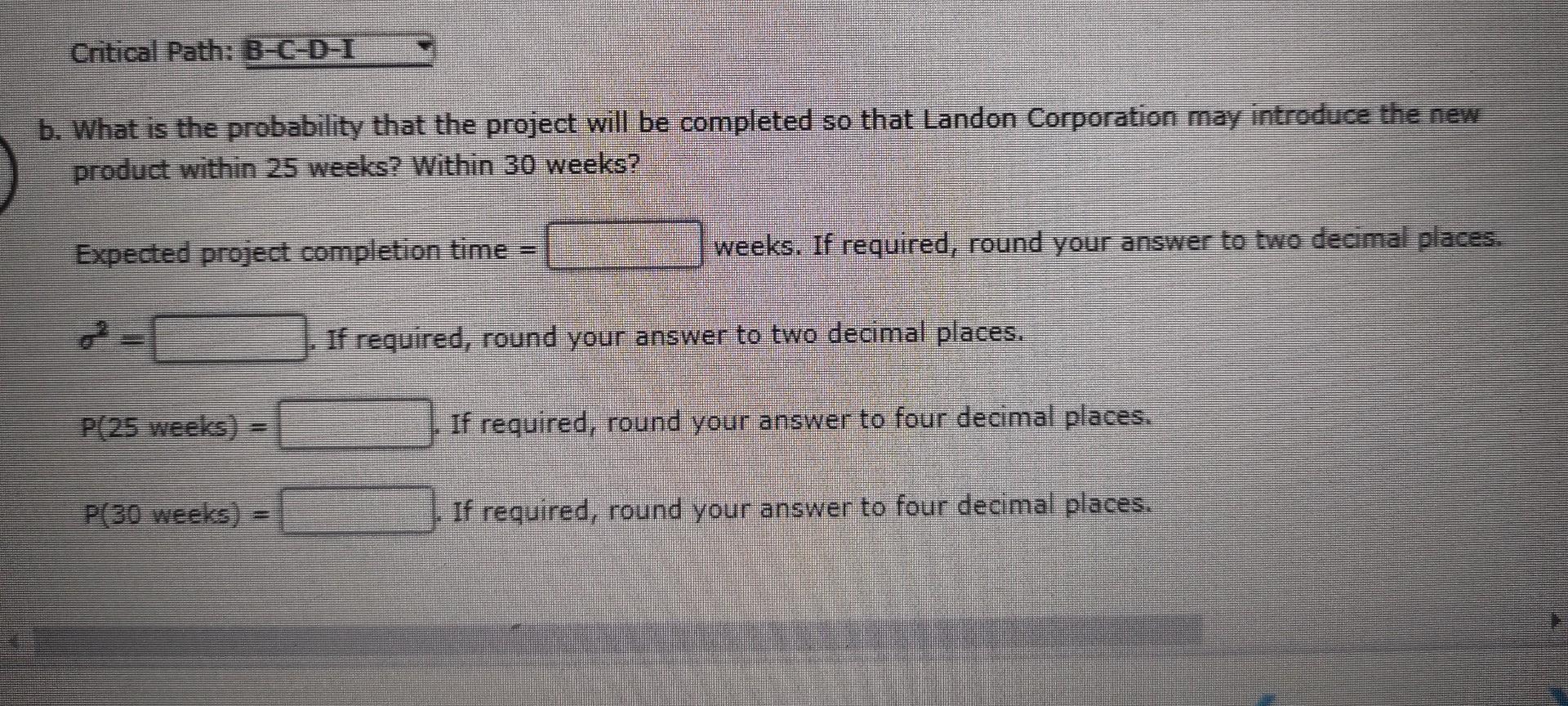 Solved Problem 9-19 (Algorithmic) The product development | Chegg.com