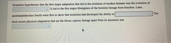 Solved Scientists hypothesize that the first major | Chegg.com