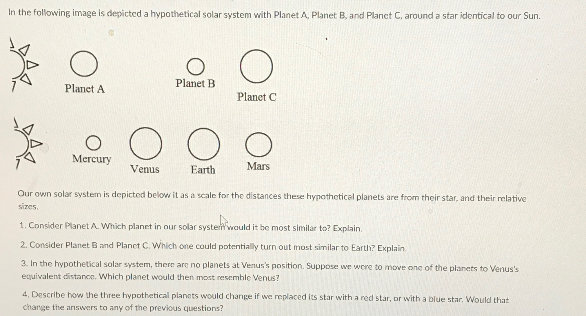 Solved In the following image is depicted a hypothetical | Chegg.com