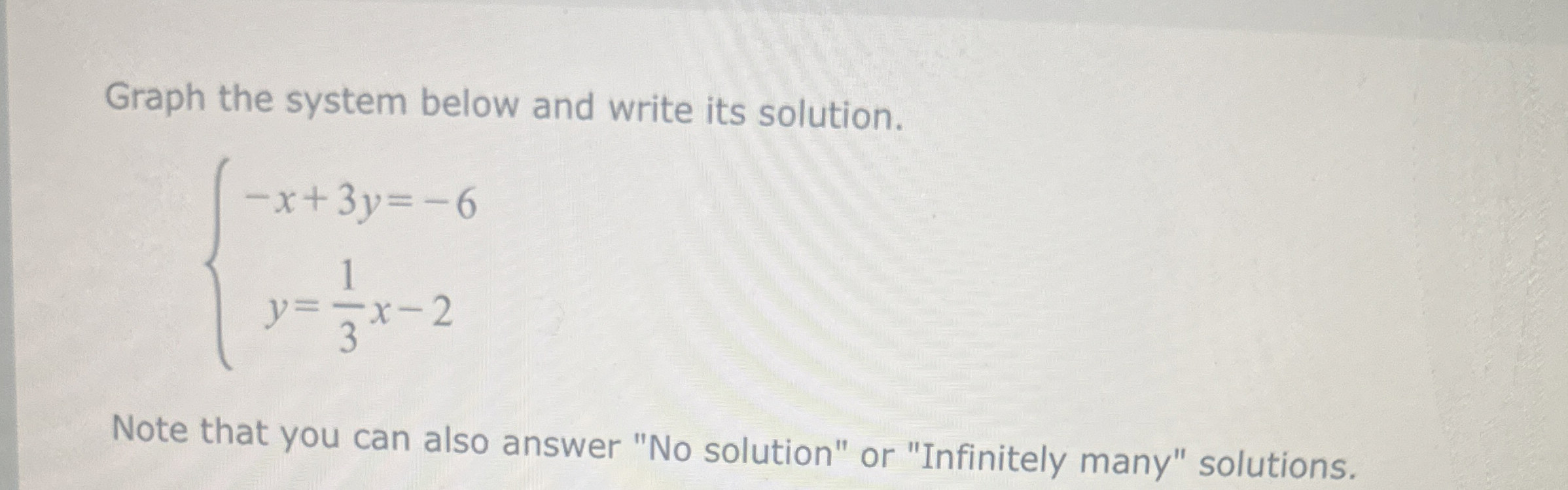Solved by an EXPERT Graph the system below and write its | Chegg.com