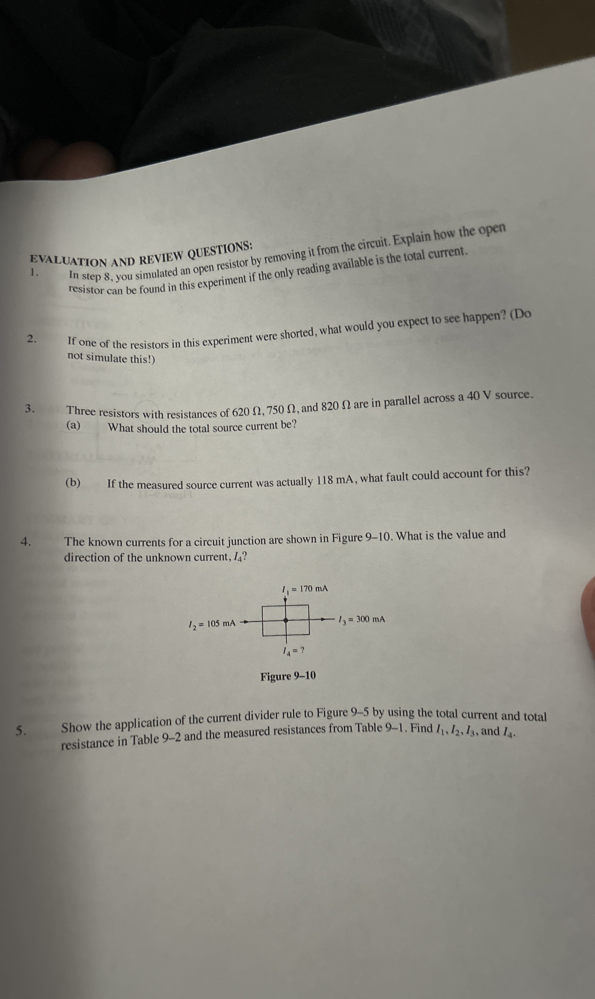 Solved EVALUATION AND REVIEW QUESTIONS:In step 8 , ﻿you | Chegg.com