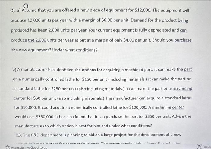 Solved - Include clear explanations for your calculations. | Chegg.com