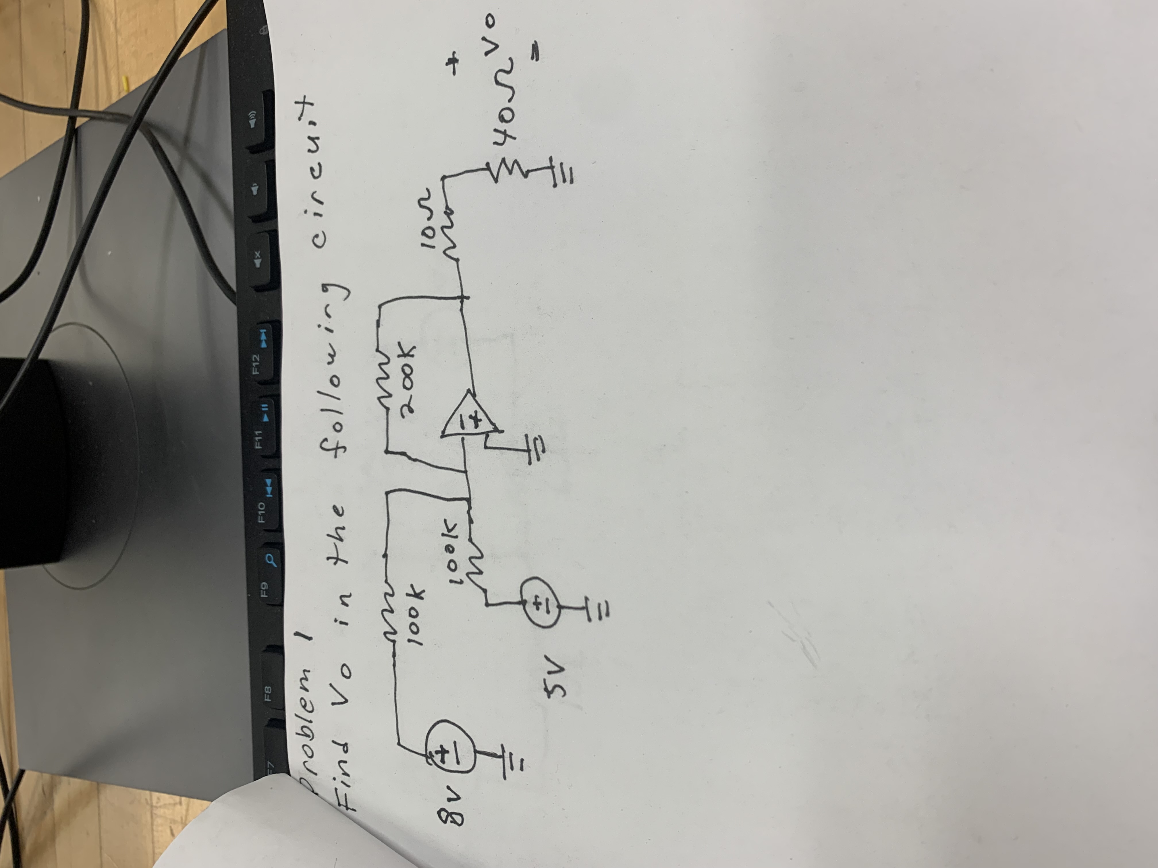 Solved problem 1Find V0 ﻿in the following circuit | Chegg.com