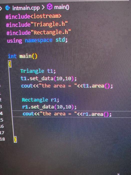 Solved can i use two header file . h in intmain .cpp like in | Chegg.com