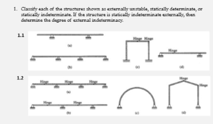 Solved 1. Classify each of the structures shown as | Chegg.com