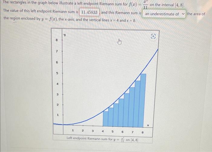Solved The rectangles in the graph below illustrate a left | Chegg.com