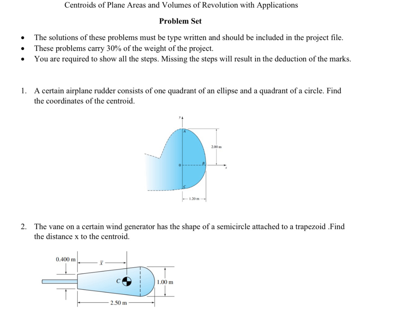 Solved Please solve que 2...Centroids of Plane Areas and | Chegg.com