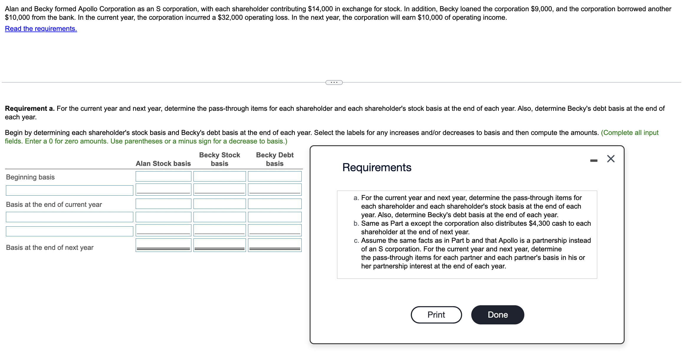 Solved PLEASE ANSWER QUESTIONS A, B ﻿and C:$10,000 ﻿from the | Chegg.com