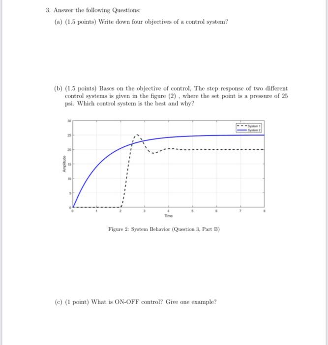 Solved 3. Answer the following Questions: (a) (1.5 points) | Chegg.com