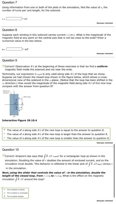 Solved Interactive Exercises 29.10: The Magnetic Field Due | Chegg.com